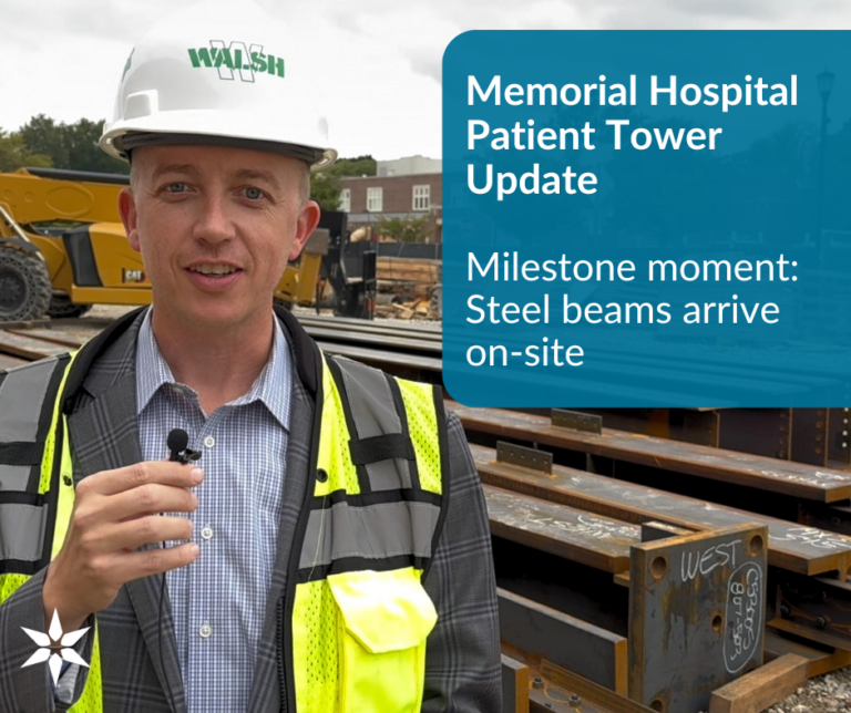 Milestone moment: Steel beams arrive on-site - Beacon Community