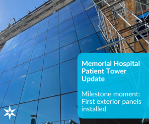 Exterior panels going up - Beacon Community